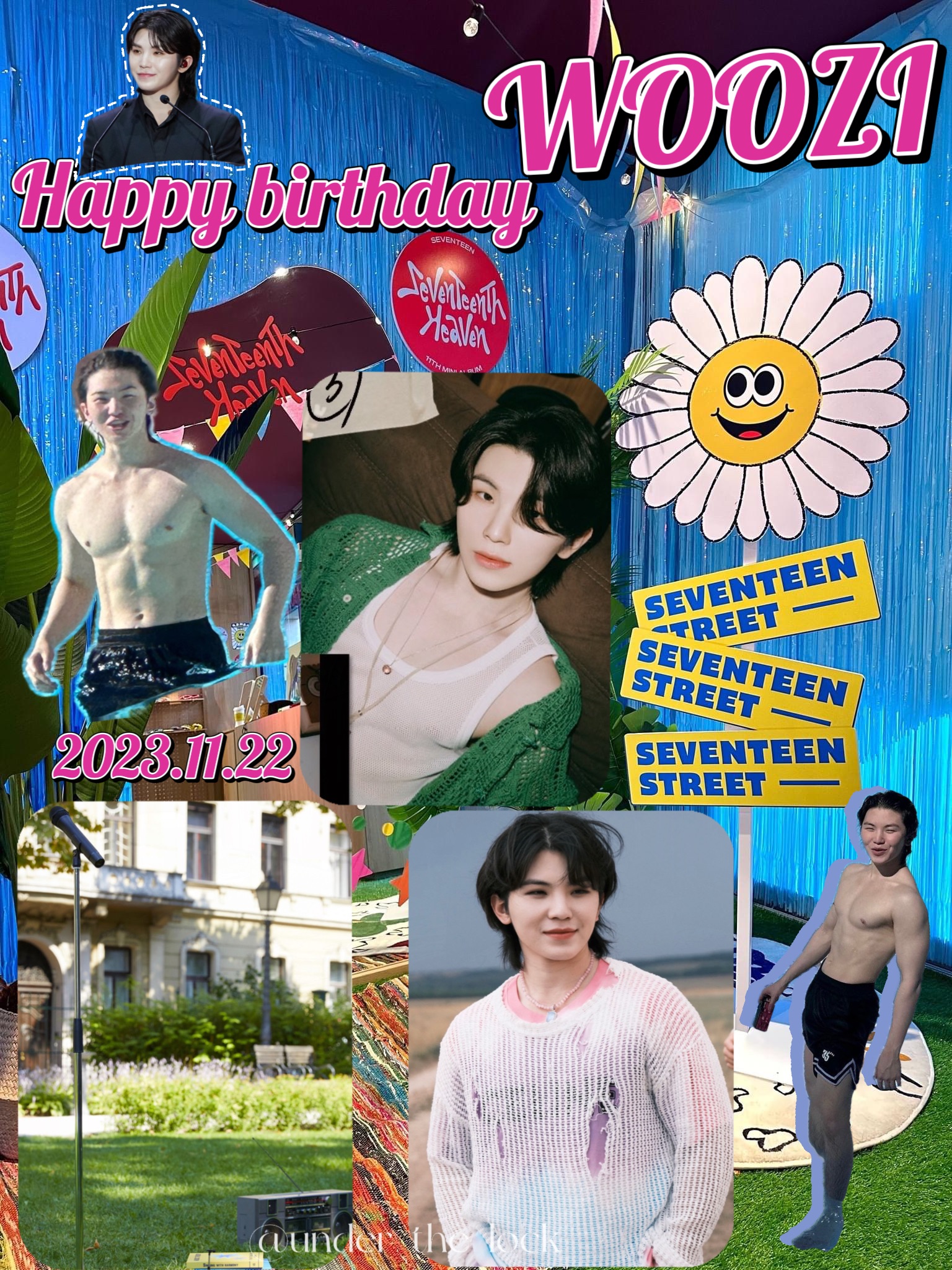 2023 Woozi birthday card