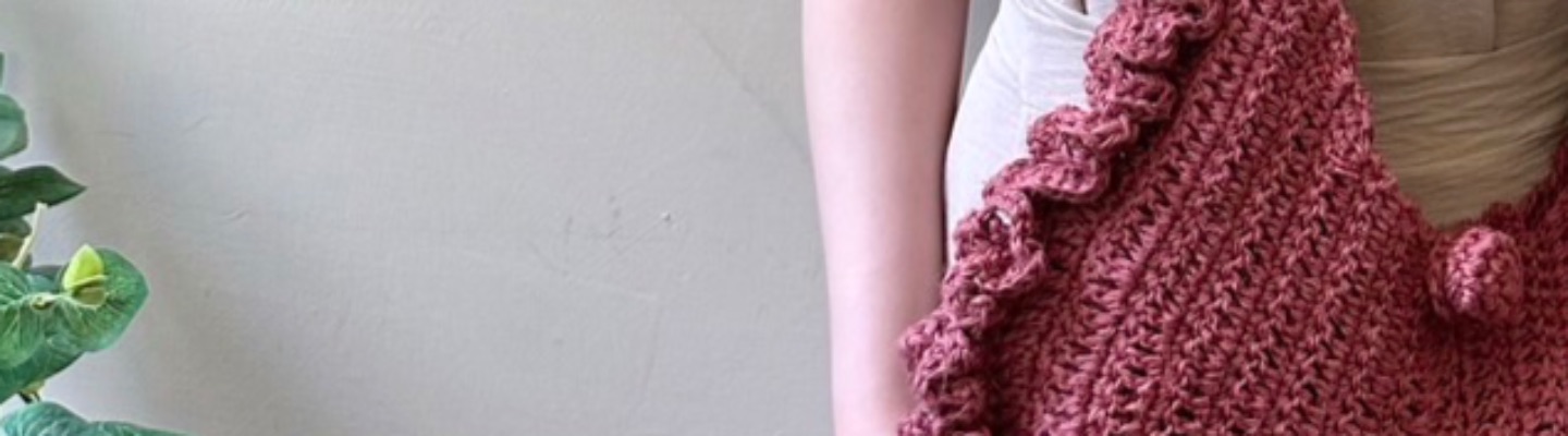 毛線森林設計作品，isk-016，『日本 棉麻裙擺包